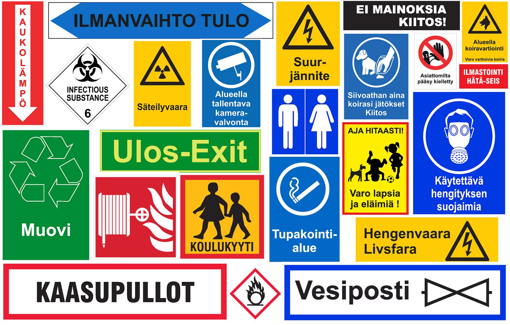 Signs and guide signs - Trafino.com